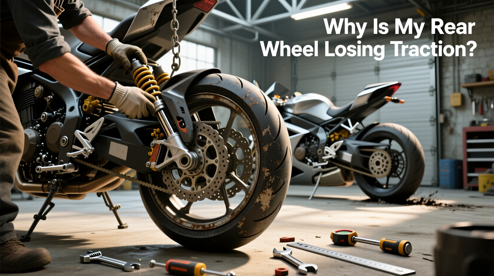 How to Handle a Rear-Wheel Skid on a Motorcycle