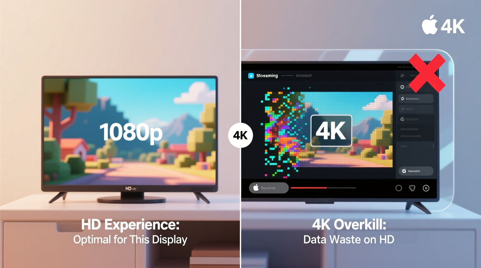 Is 4K Streaming Worth It On A Standard HD TV Or Just Data Waste