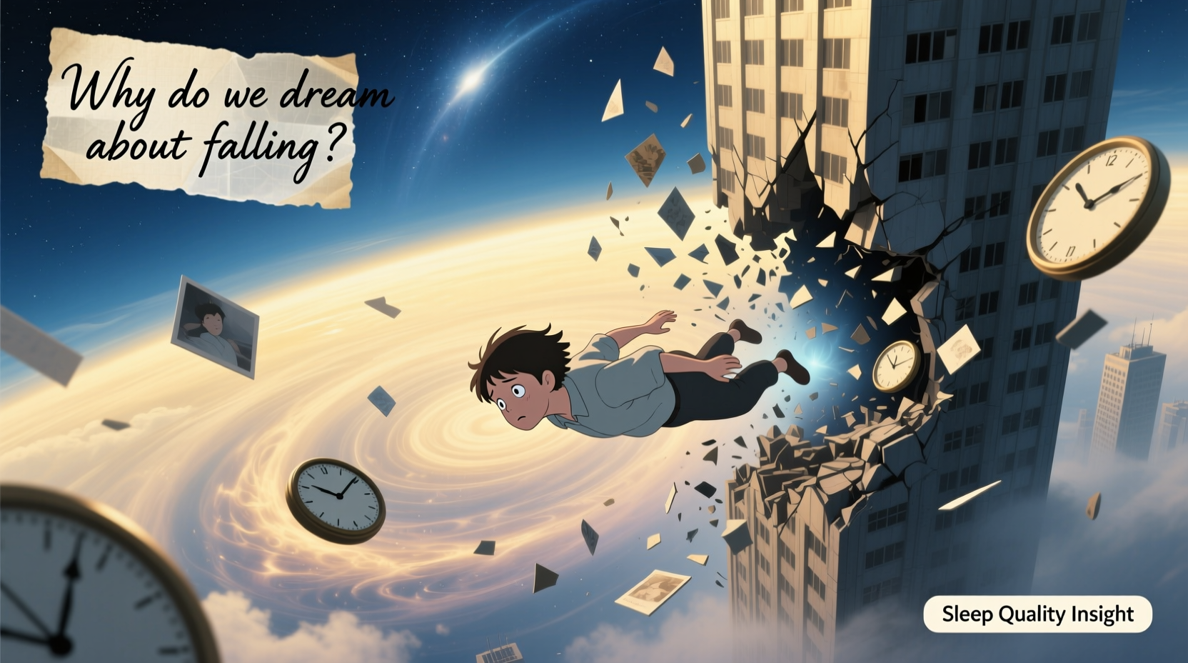 Why Do We Dream About Falling And What It Means For Your Sleep Quality
