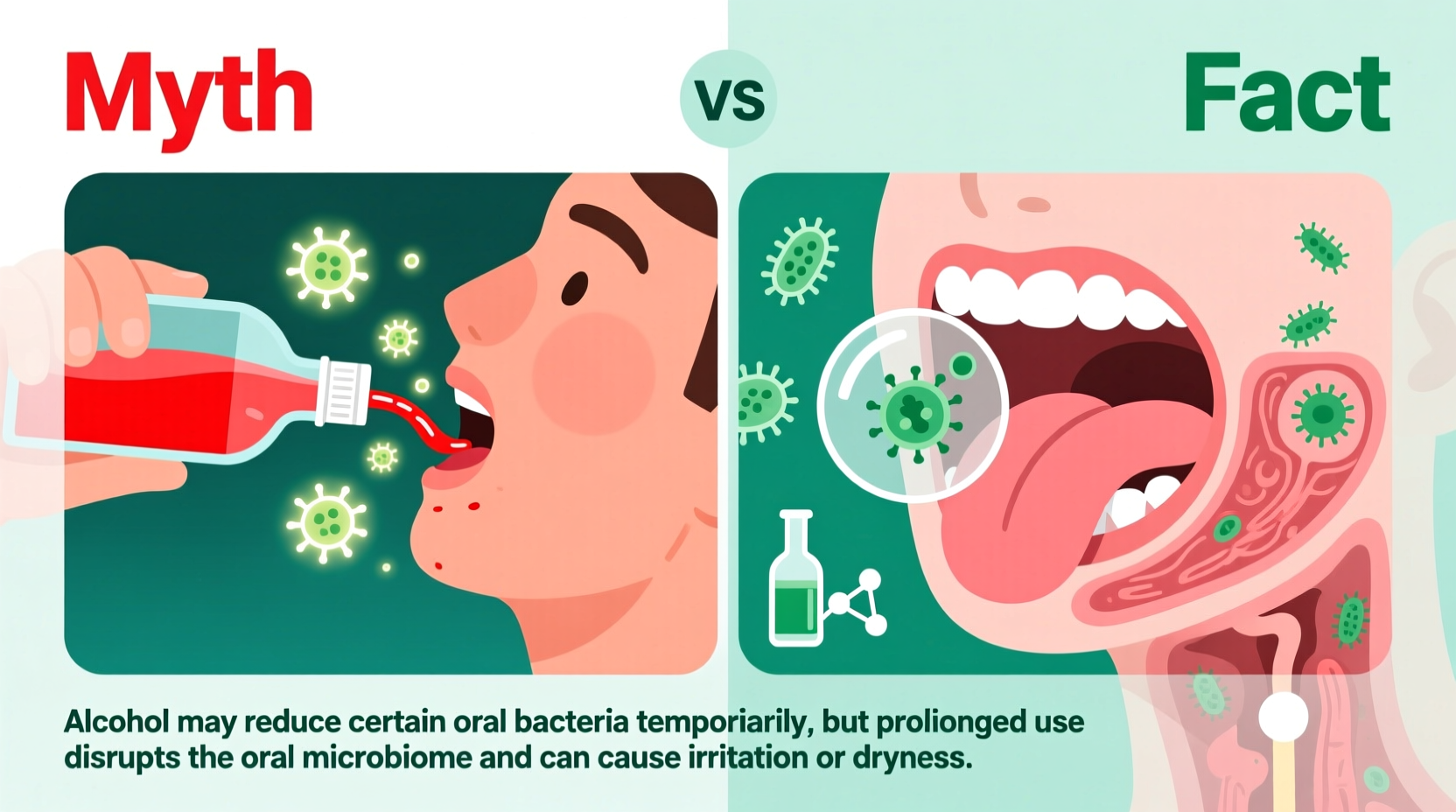 Does Alcohol Kill Germs In Your Mouth Myths Vs Medical Facts