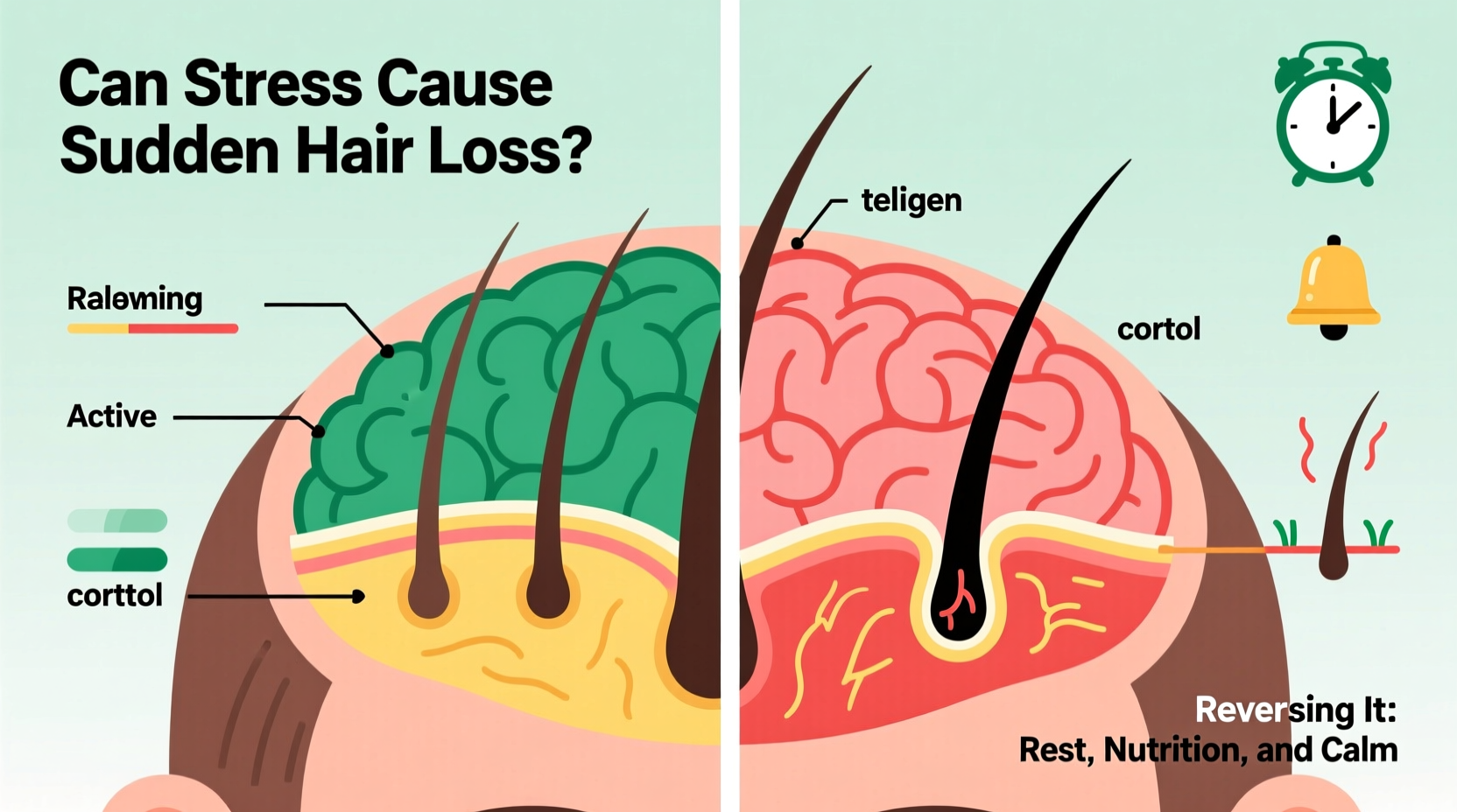 Can Stress Really Cause Sudden Hair Loss And How To Reverse It