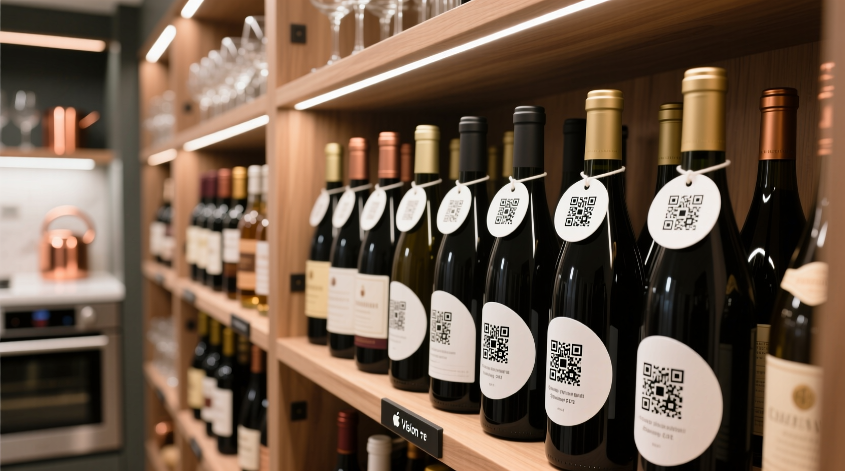 How To Organize A Digital Cellar Using QR Code Tags On Bottles