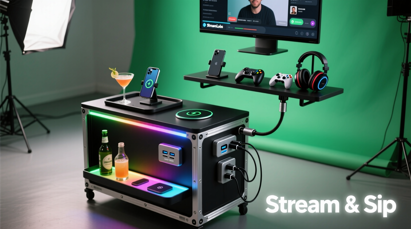 How To Build A Portable Bar Setup For Gaming Streamers