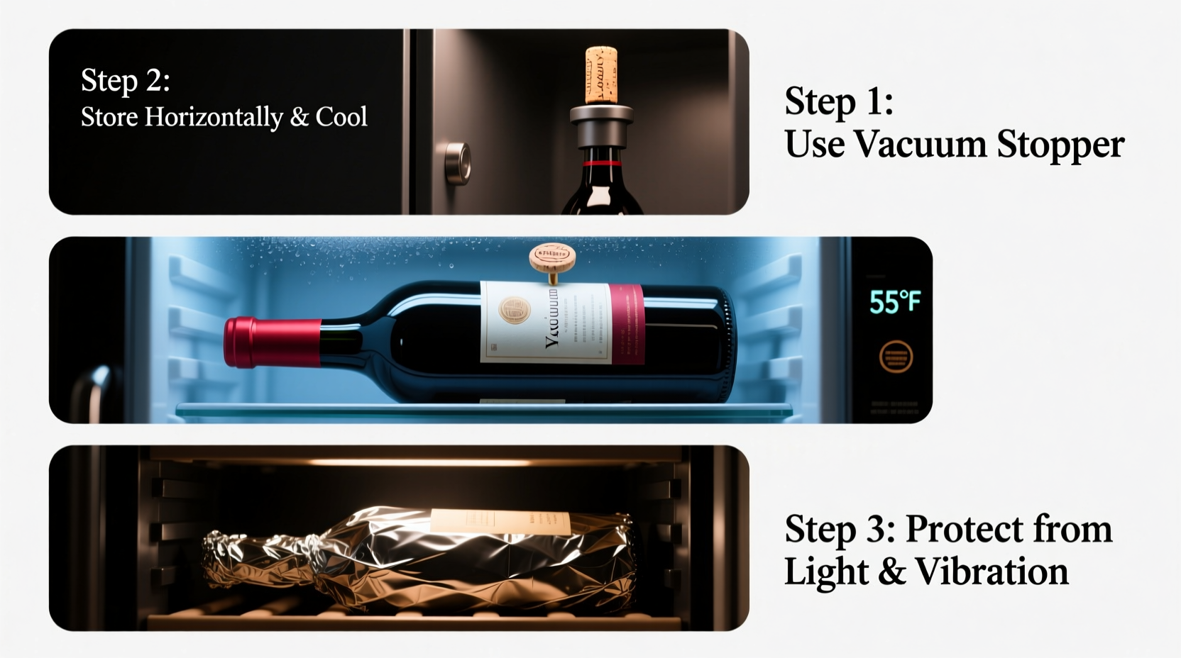 How To Store Opened Wine Bottles Properly Without Losing Flavor In 3 ...