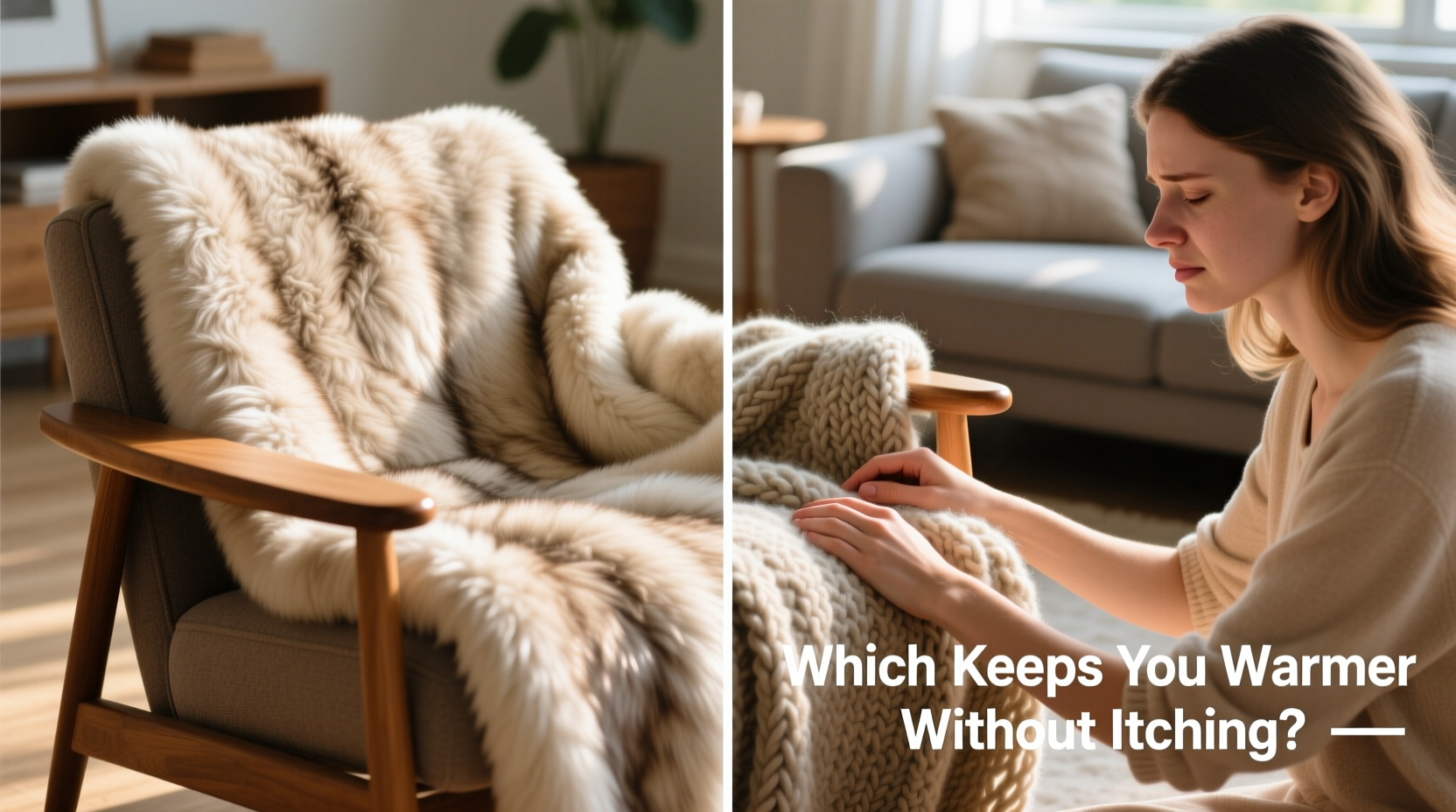 Faux Fur Throw Blanket Vs Real Wool Which Keeps You Warmer Without Itching