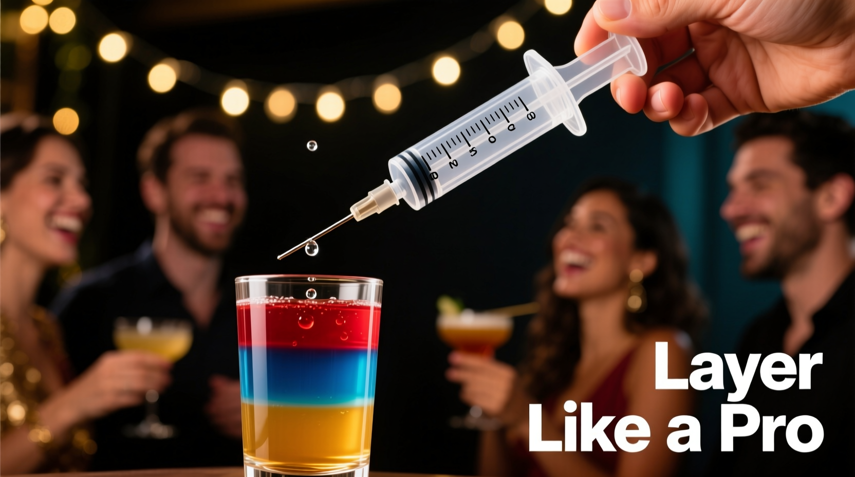 How To Make A DIY Cocktail Syringe For Layered Party Shots