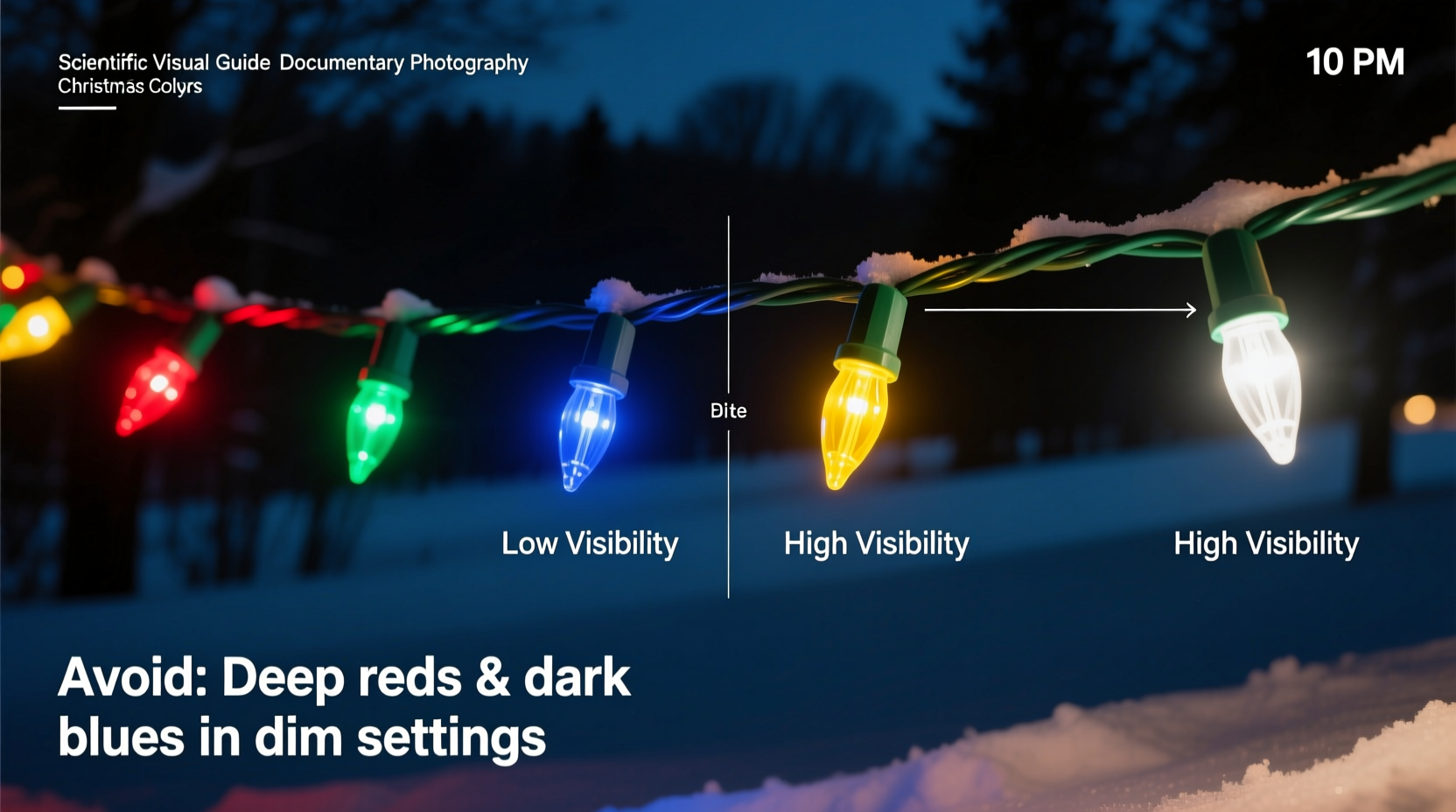Why Are Certain Christmas Light Colors Harder To See At Night And What ...