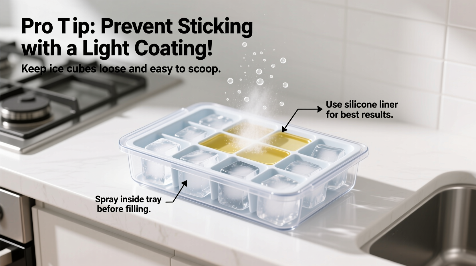 How To Keep Ice From Sticking Together In Freezer Bins
