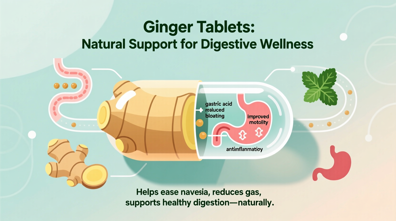 Benefits And Uses Of Ginger Tablets For Digestive Health