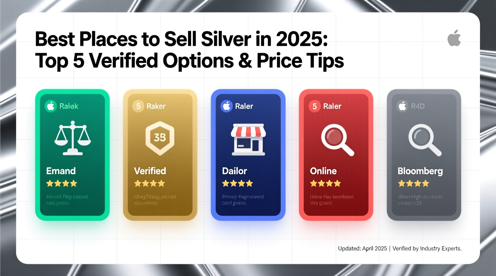 Best Places to Sell Silver in 2025: Top 5 Verified Options & Price Tips