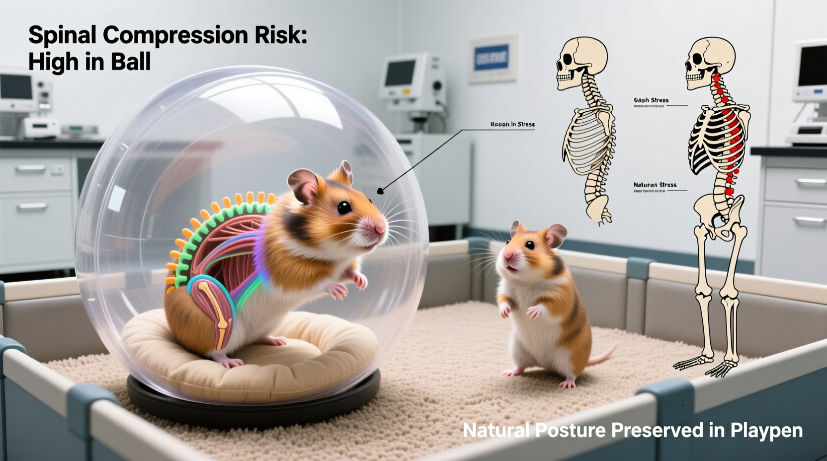 Hamster Ball Vs Playpen Is The Ball Actually Safe For Their Spine