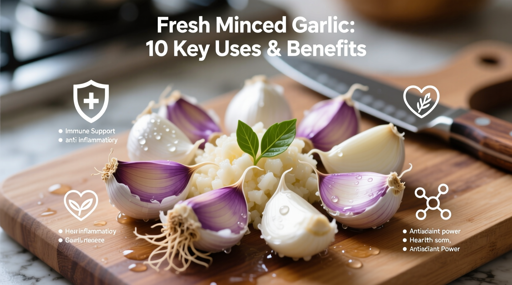 Fresh Minced Garlic Cloves: Uses And Benefits