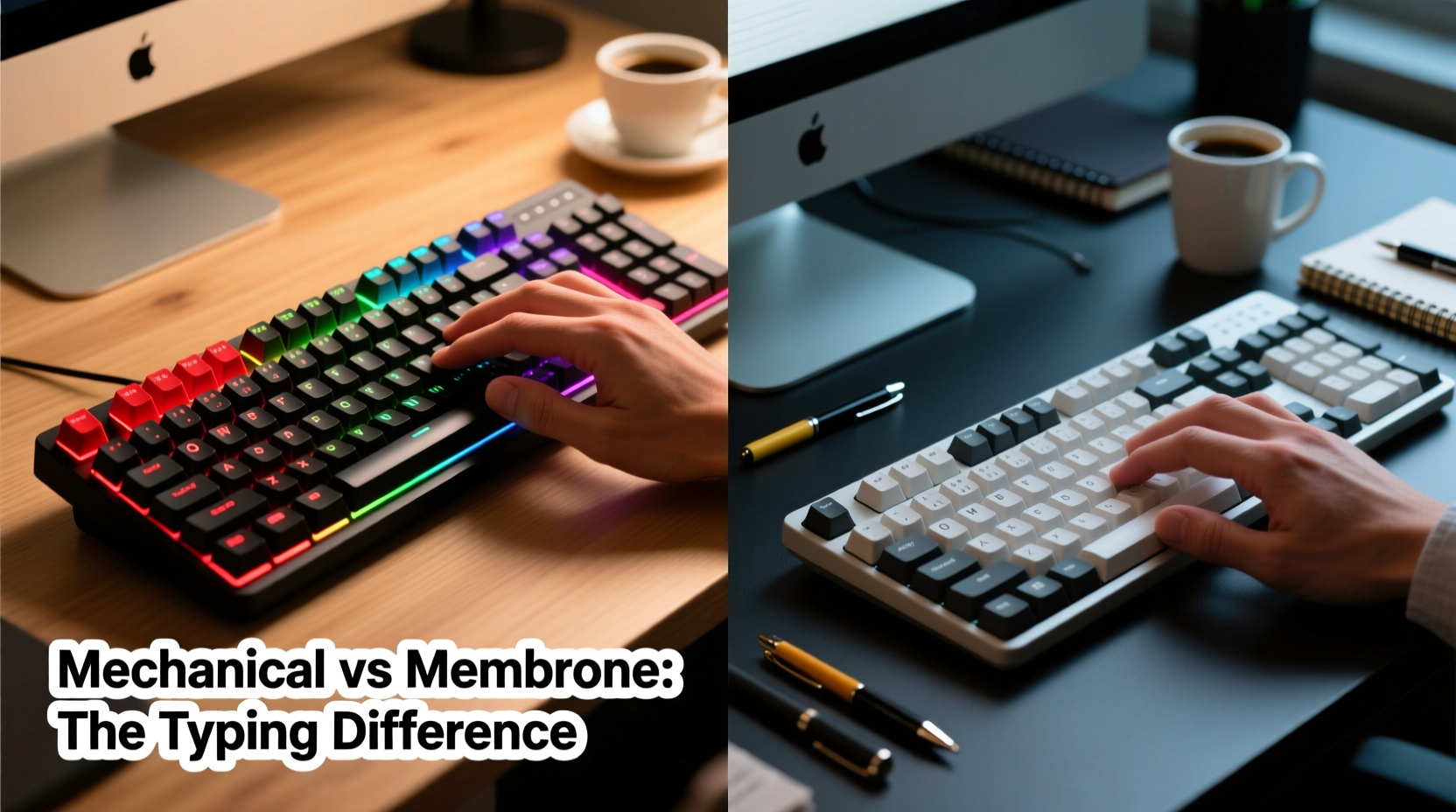 Budget Mechanical Keyboard Vs Membrane Typing Experience Compared