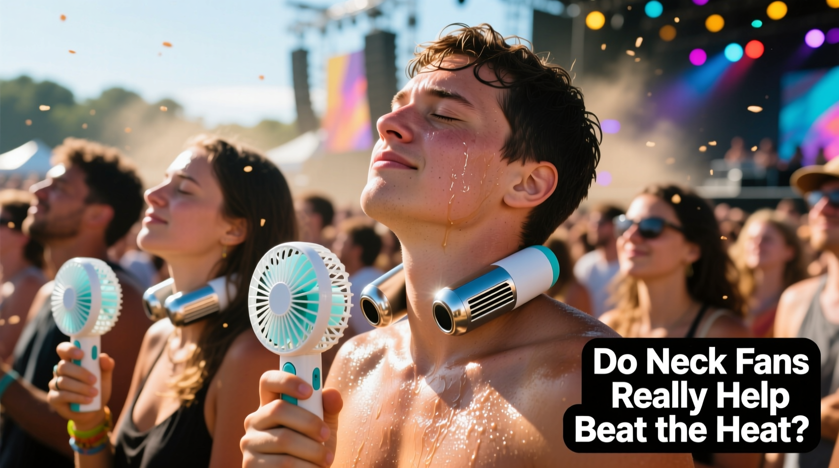 Do Neck Fans Really Help Beat The Heat During Outdoor Festivals