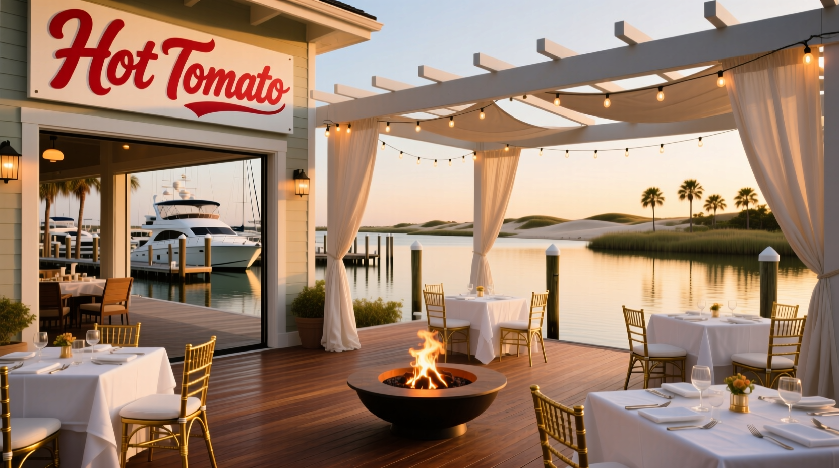 Hot Tomato Myrtle Beach: Echter Meerblick & Meeresfrüchte