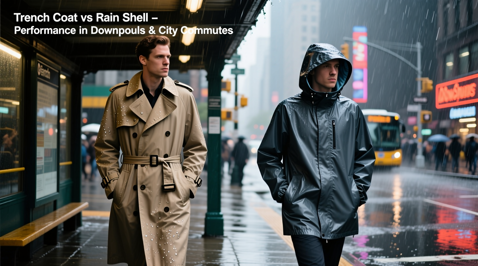 Trench Coat Vs Rain Shell Which Outerwear Performs Better In Downpours ...