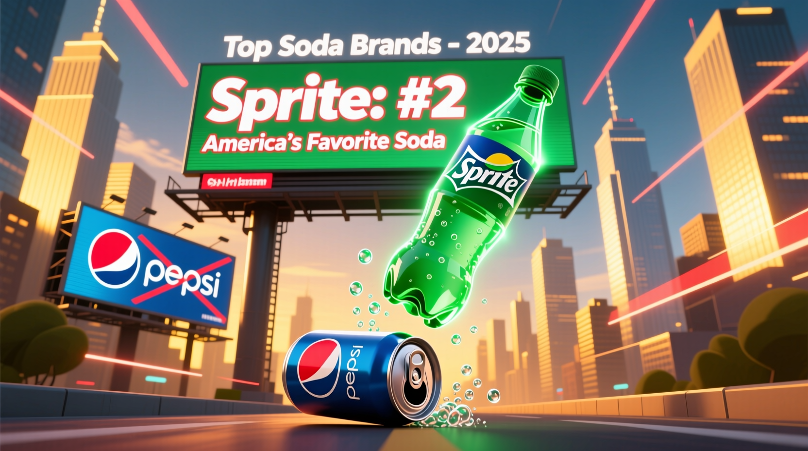 Sprite Surpasses Pepsi as America's #2 Soda Brand in 2025