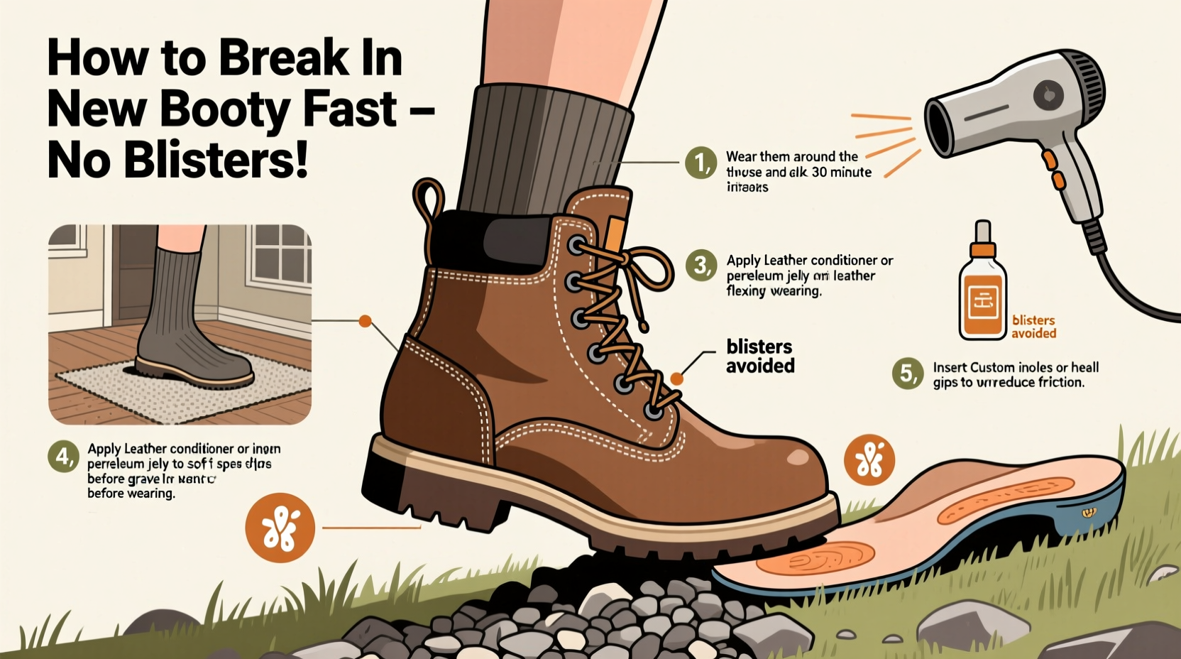 How To Break In New Boots Without Getting Blisters Fast Methods That Work