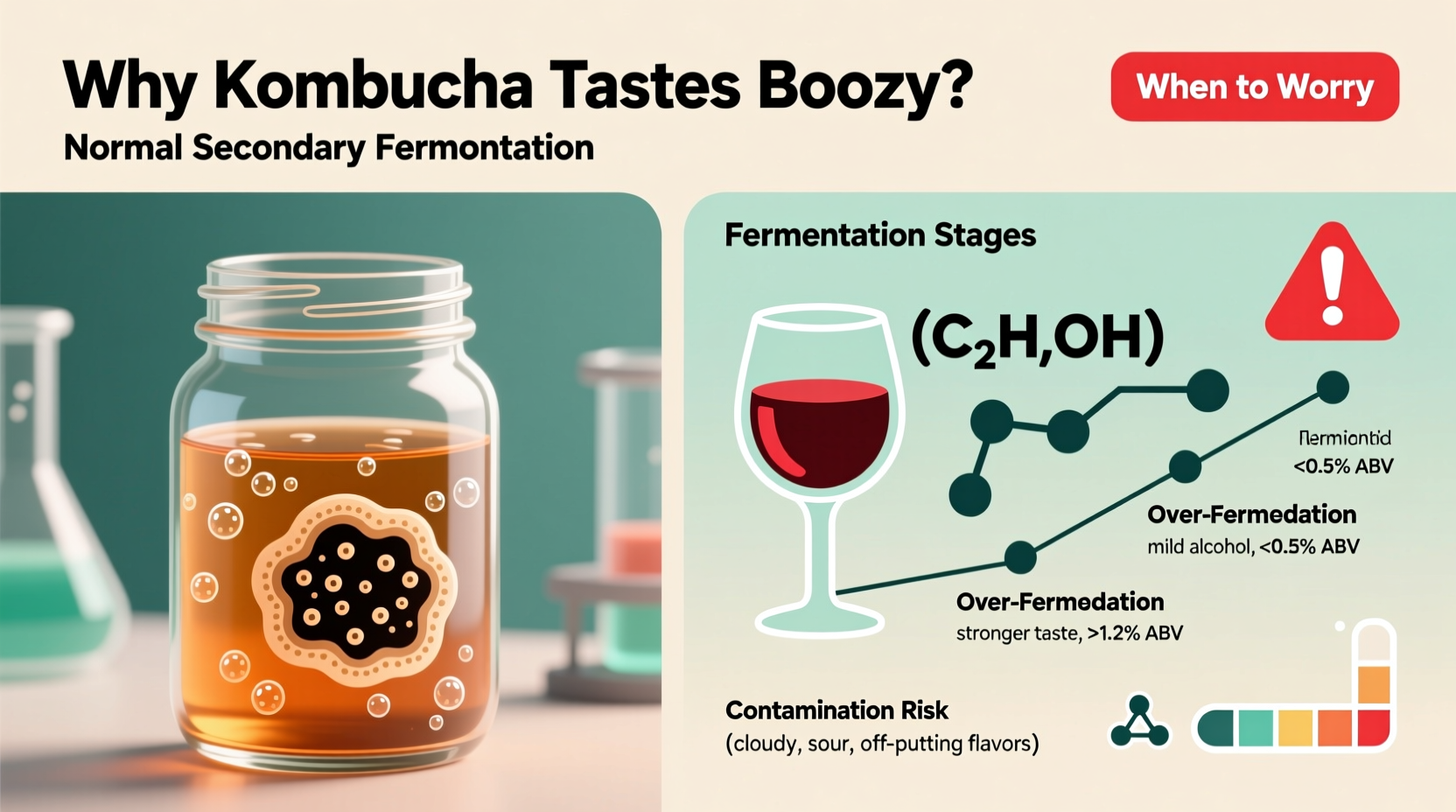 Why Does My Kombucha Taste Boozy And When Should You Worry About ...