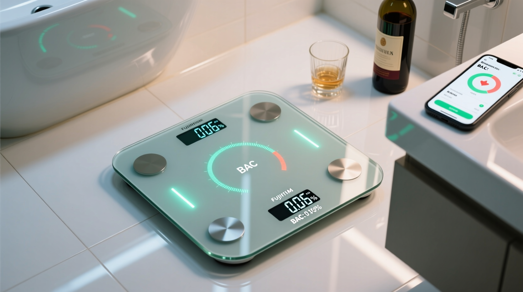 Smart Scales That Estimate Blood Alcohol Content After Drinks