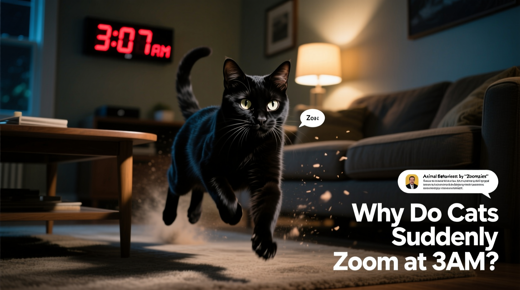 Why Do Cats Suddenly Zoom Around The House At 3am Explained By Behaviorists