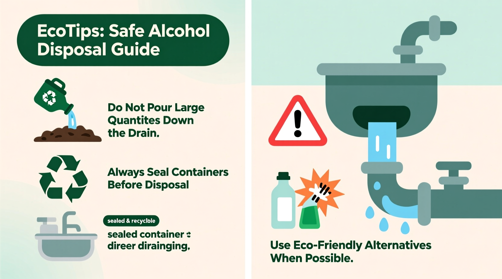 How To Dispose Of Expired Alcohol Safely Without Damaging Plumbing