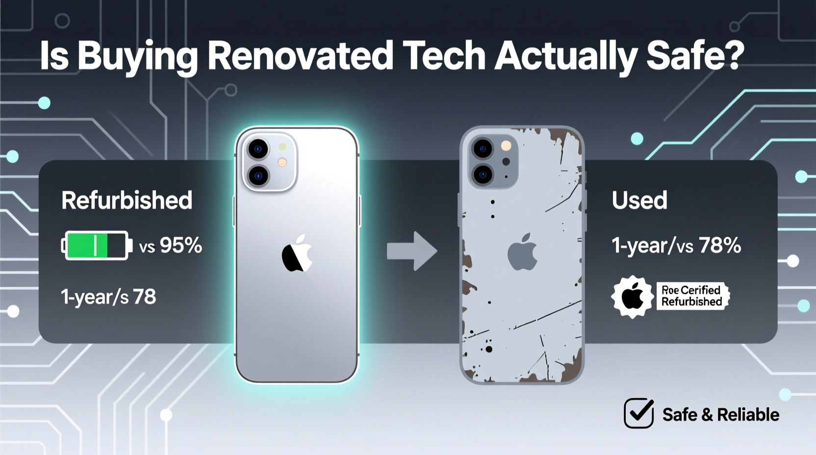 Refurbished Vs Used Iphones Is Buying Renovated Tech Actually Safe