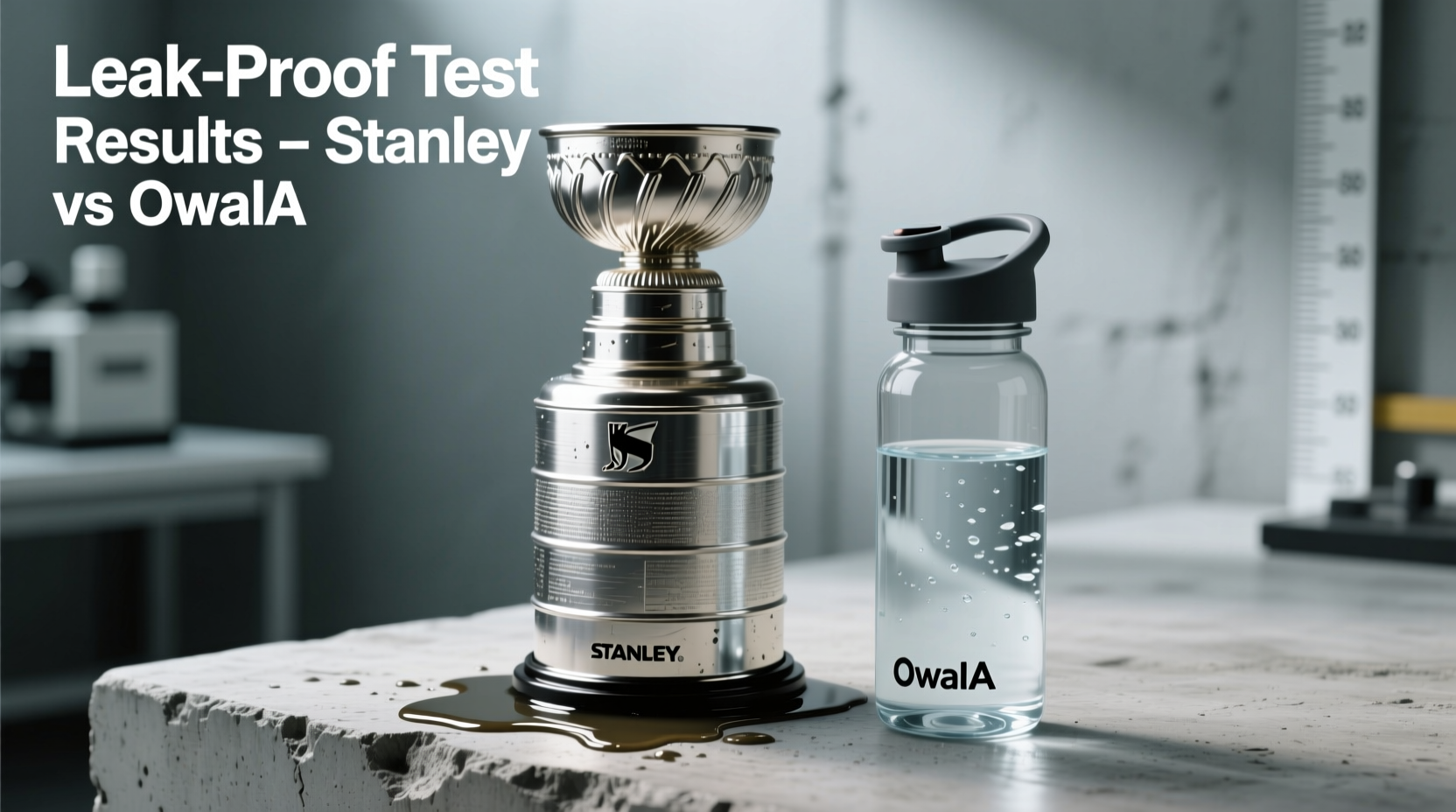 Stanley Cup Vs Owala Water Bottle Leak Proof Test