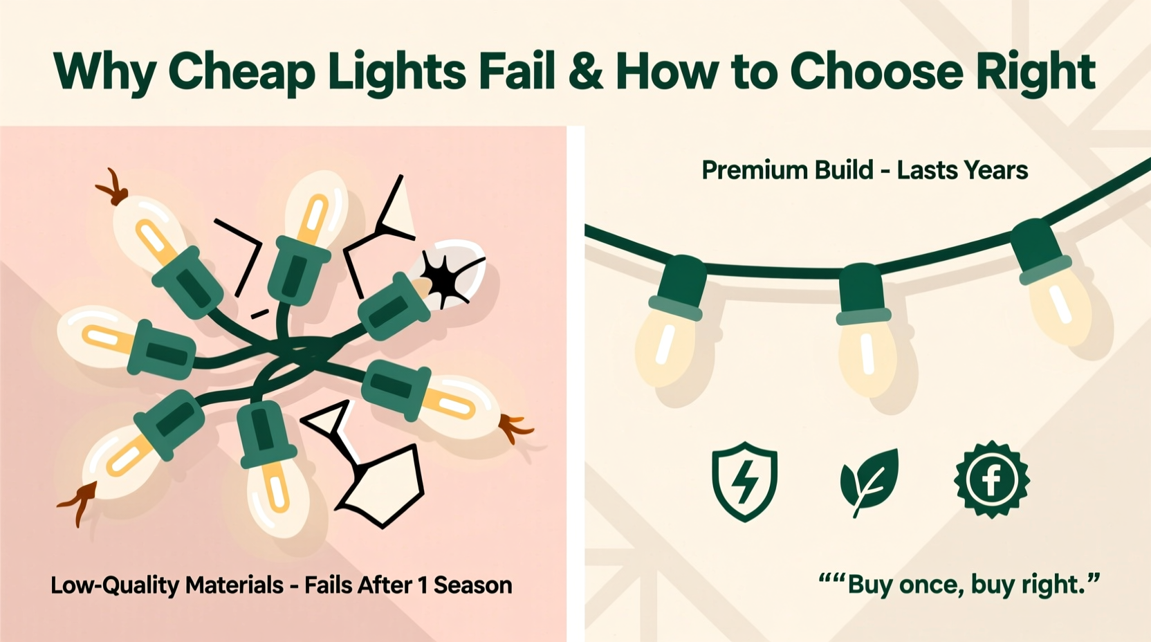 Why Do Cheap Christmas Lights Fail After One Season Buying Tips To ...