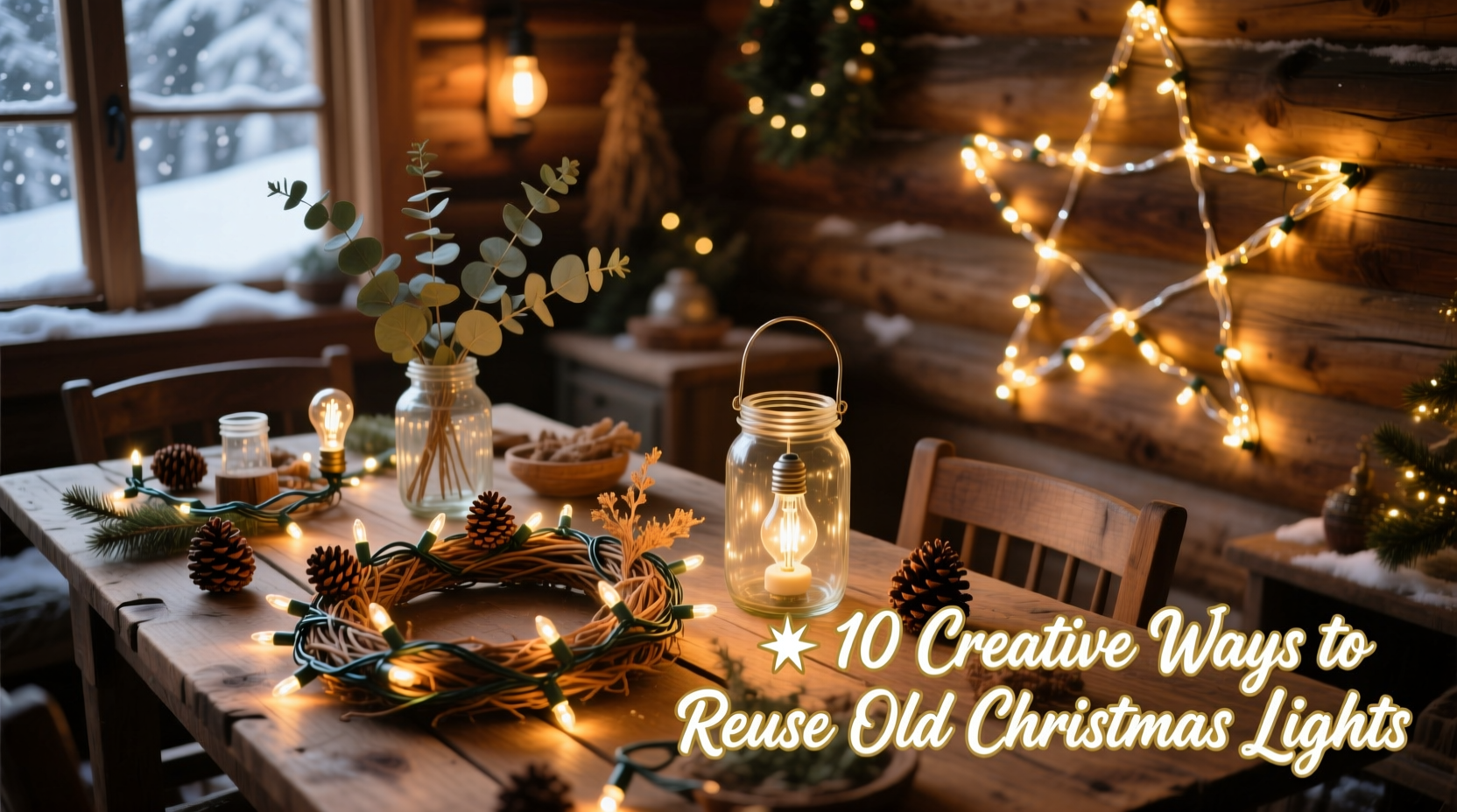 How To Repurpose Old Christmas Lights Into Creative Craft Projects