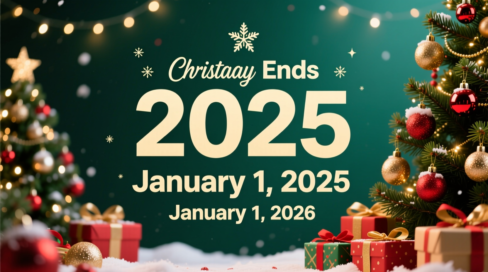 When Is Christmas Over in 2025?