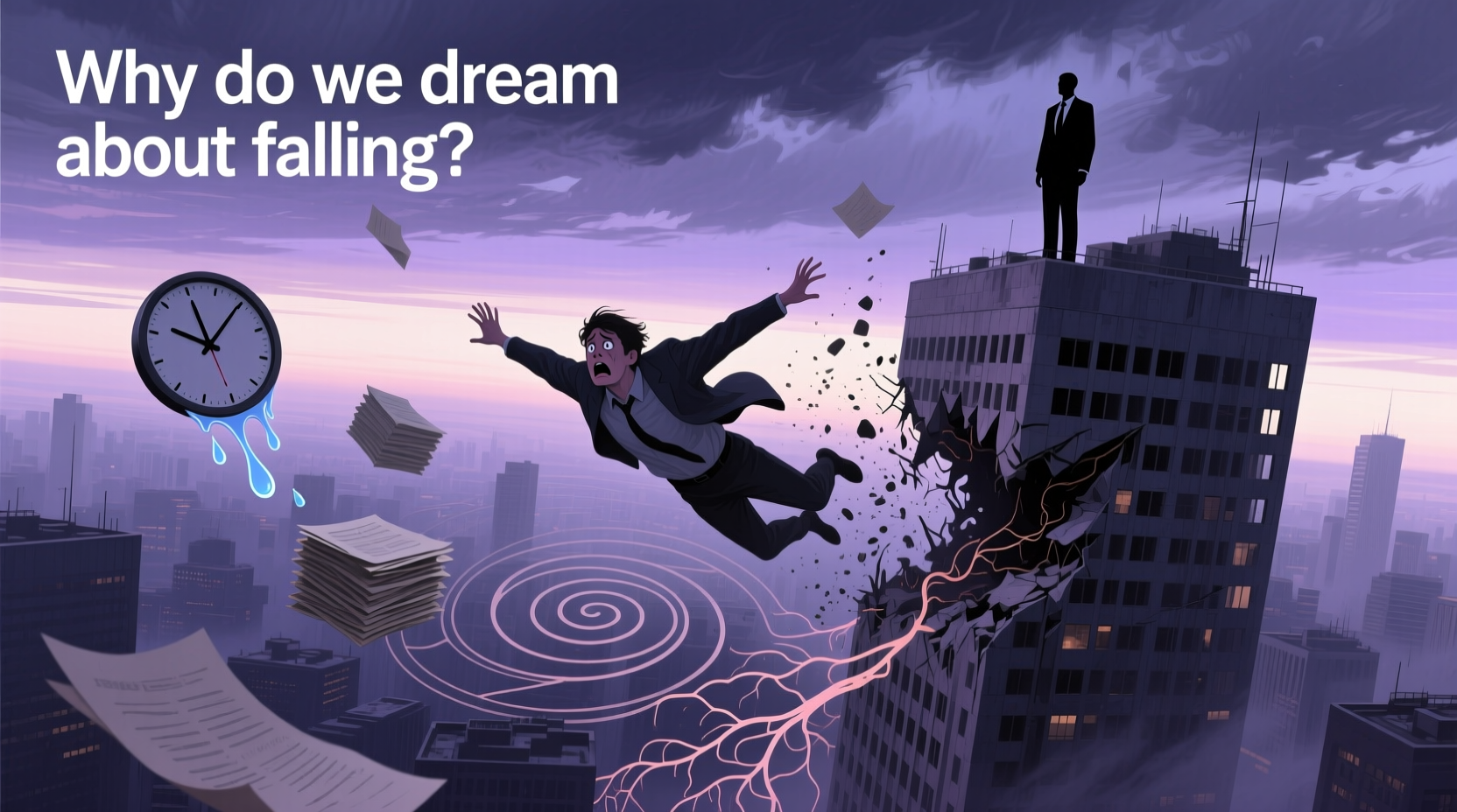 Why Do We Dream About Falling And What It Says About Daily Stress Levels