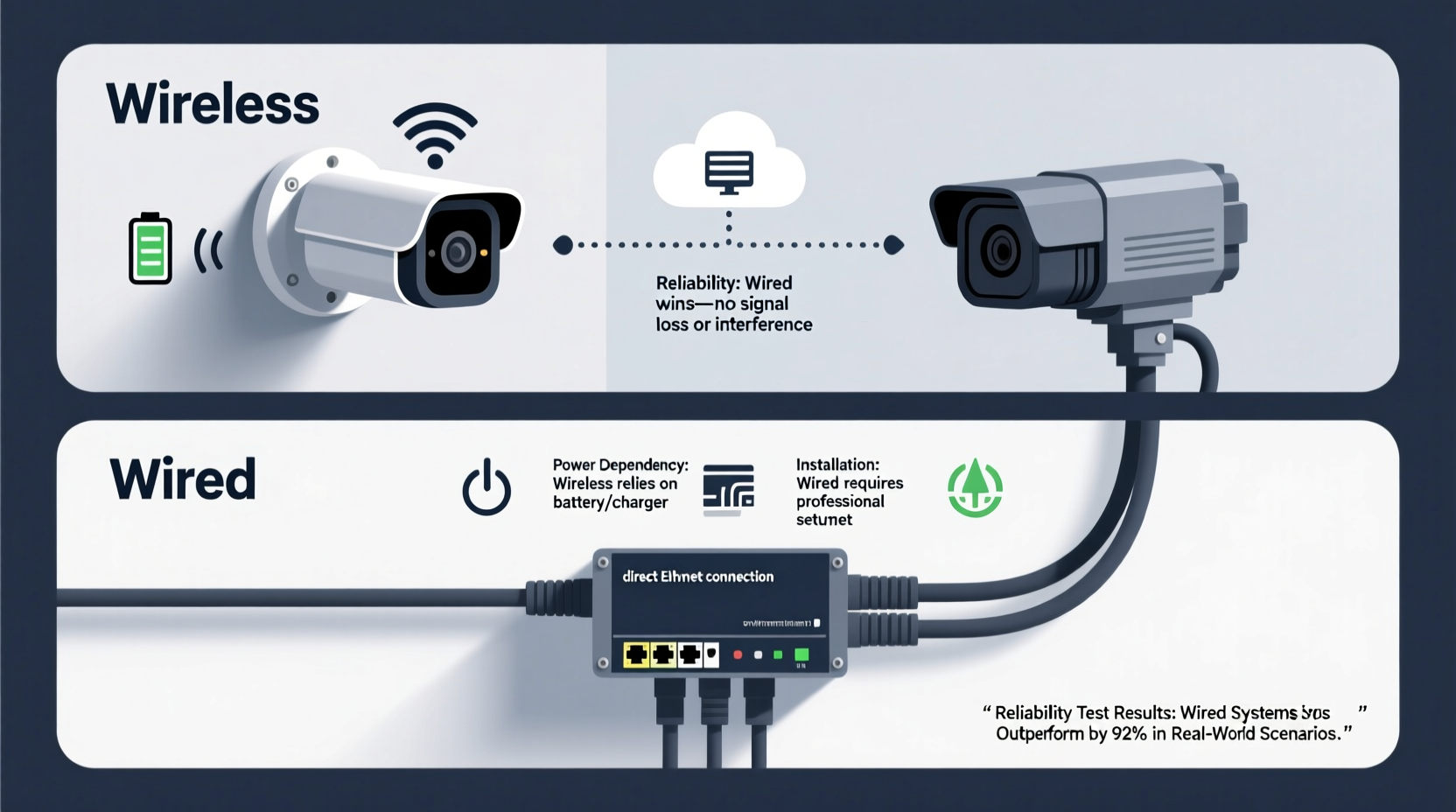 Wireless Security Camera Vs Wired System Which Offers Better Reliability