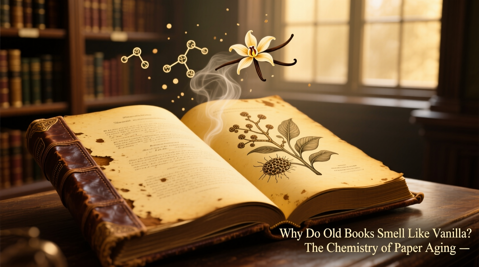 Why Do Old Books Smell Like Vanilla The Chemistry Of Paper Aging