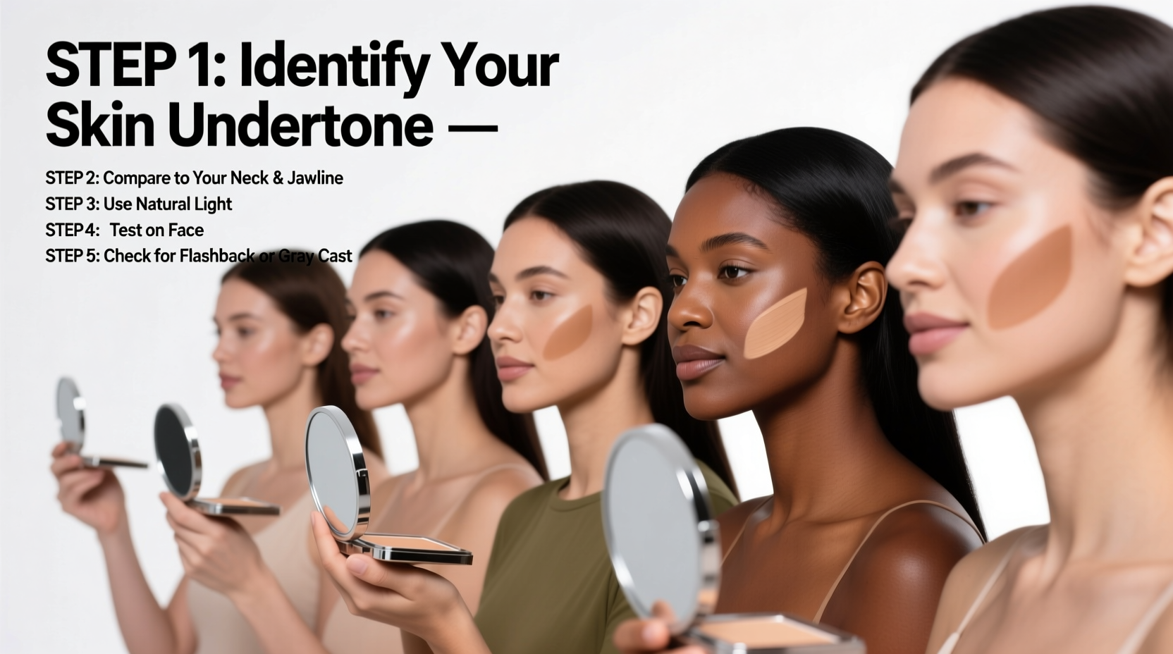Step By Step Guide To Choosing The Right Foundation Shade Online ...