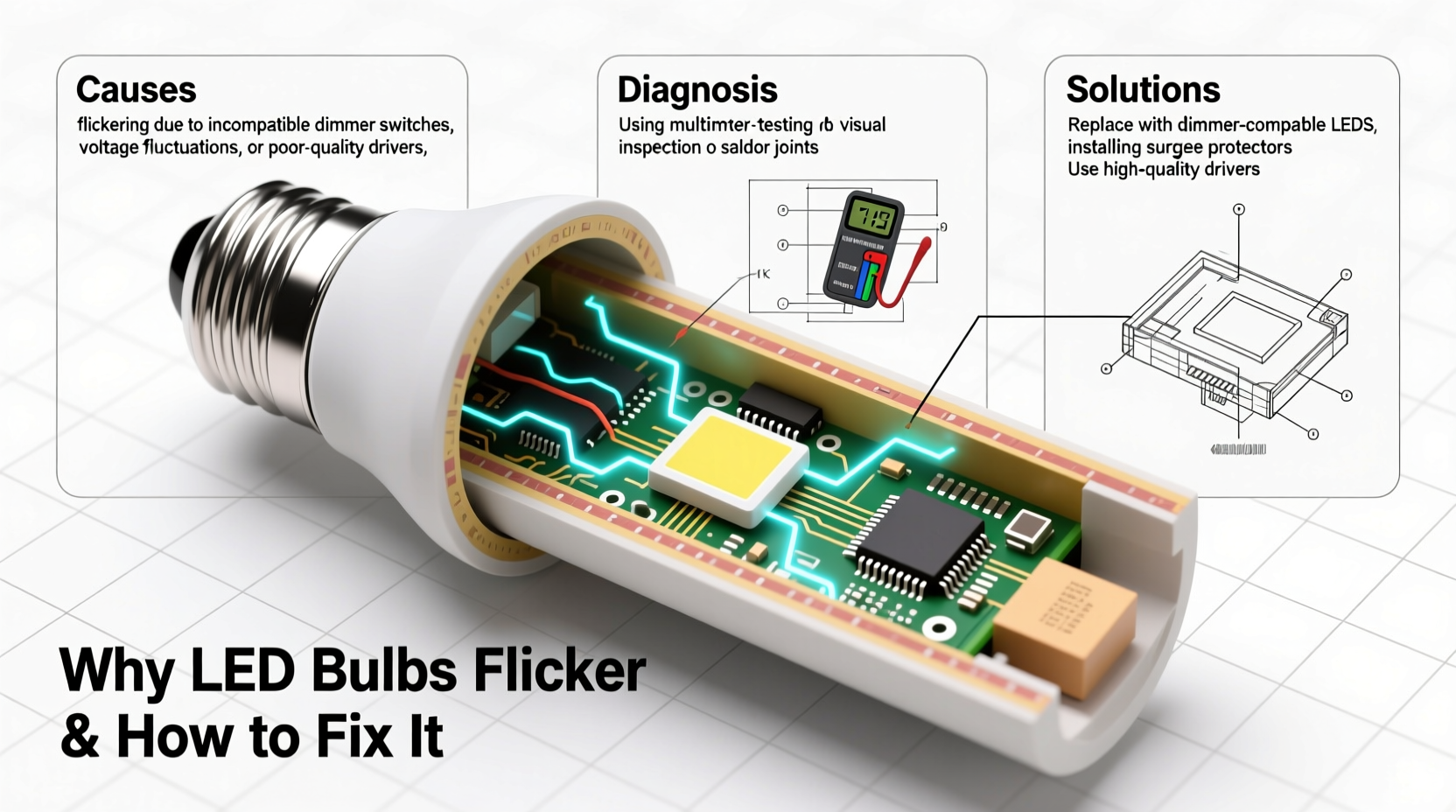 Why Do LED Bulbs Sometimes Flicker And How To Fix It