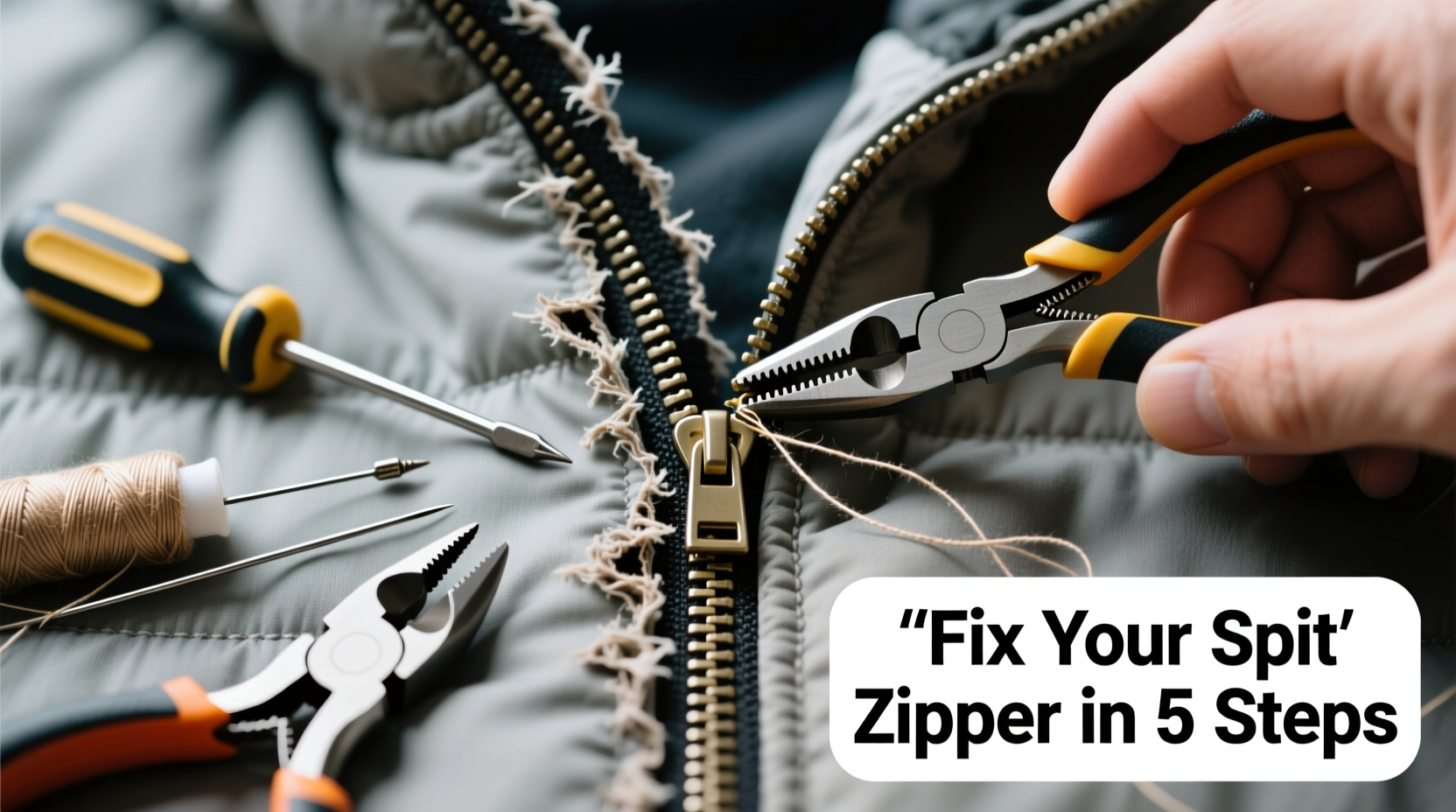 How To Fix A Zipper That Keeps Splitting On Your Favorite Winter Jacket