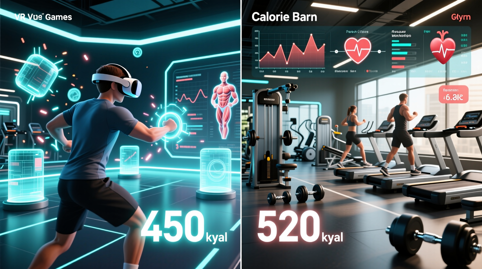 Vr Fitness Games Vs Actual Gym Workouts Calorie Burn Compared