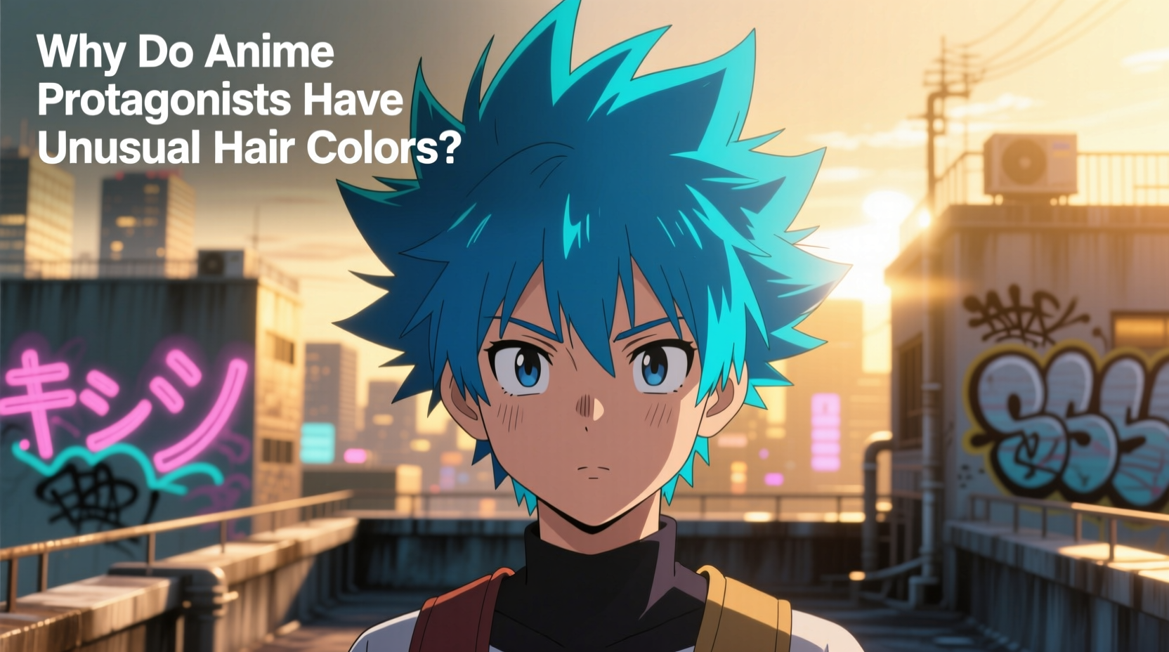 Why Do Anime Protagonists Often Have Unusual Hair Colors
