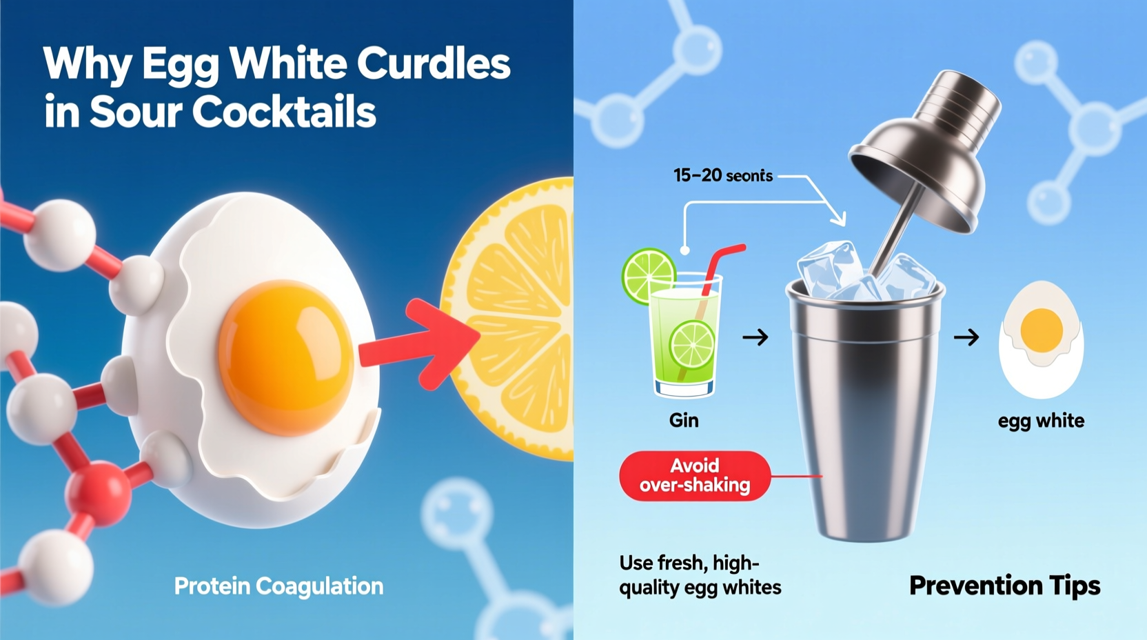 Why Does My Sour Cocktail Curdle When Shaken With Egg White And How To ...