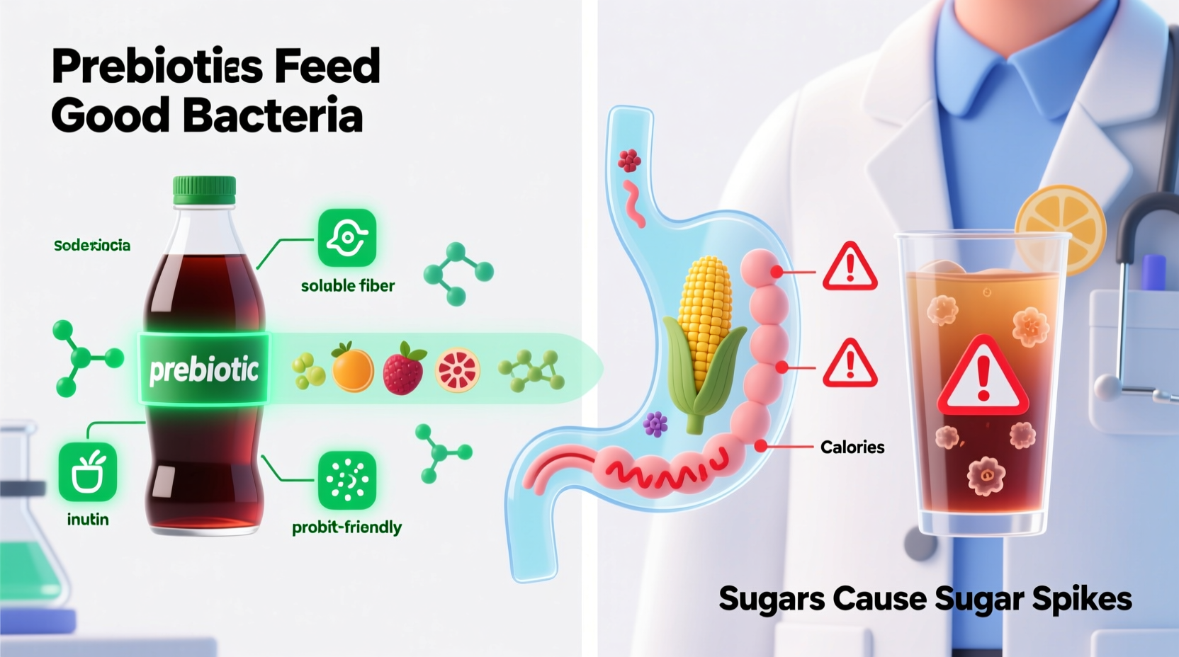 Are Prebiotic Sodas Actually Good For Digestion Or Just Sugary Drinks ...