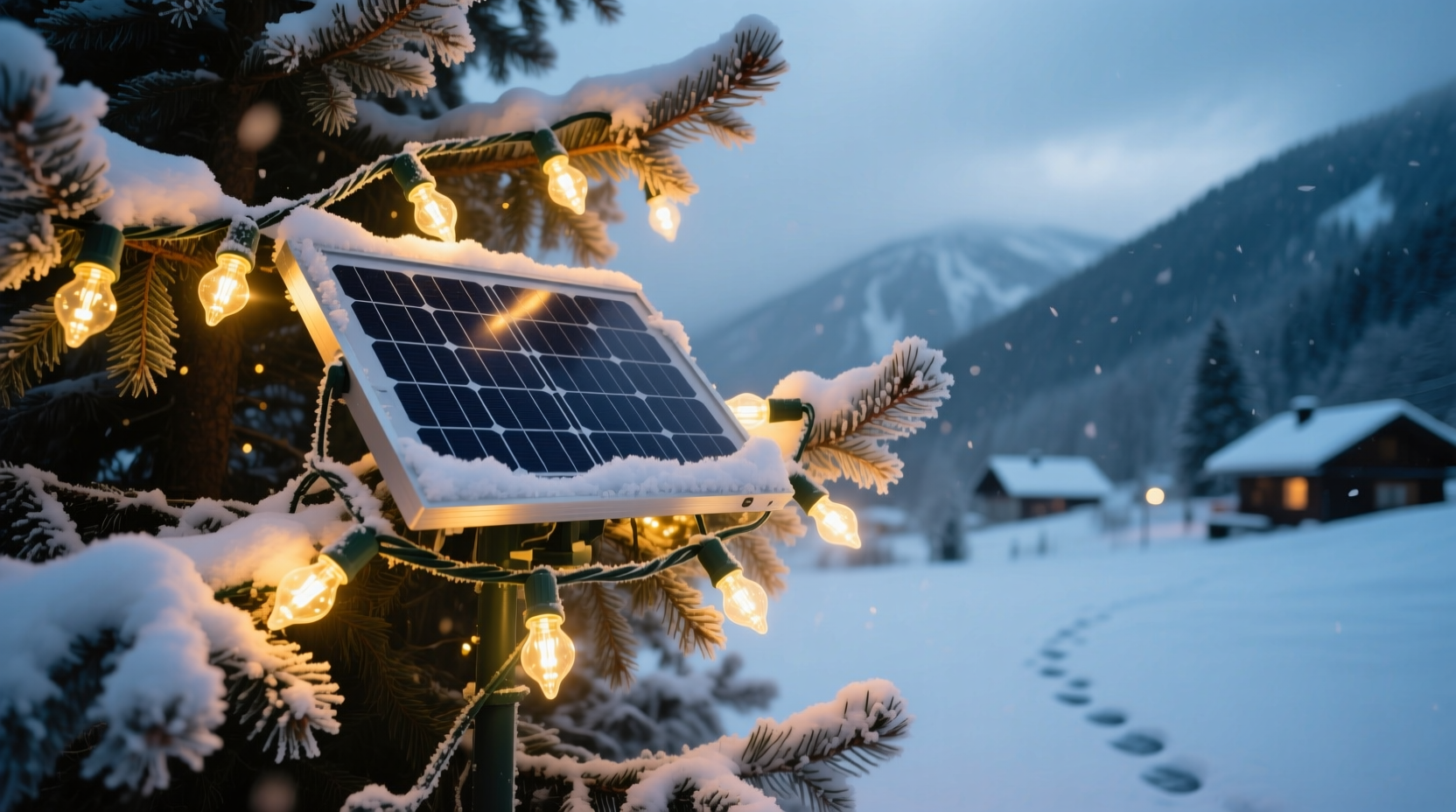 Do Solar Christmas Lights Work In Snowy Climates With Limited Sun Exposure