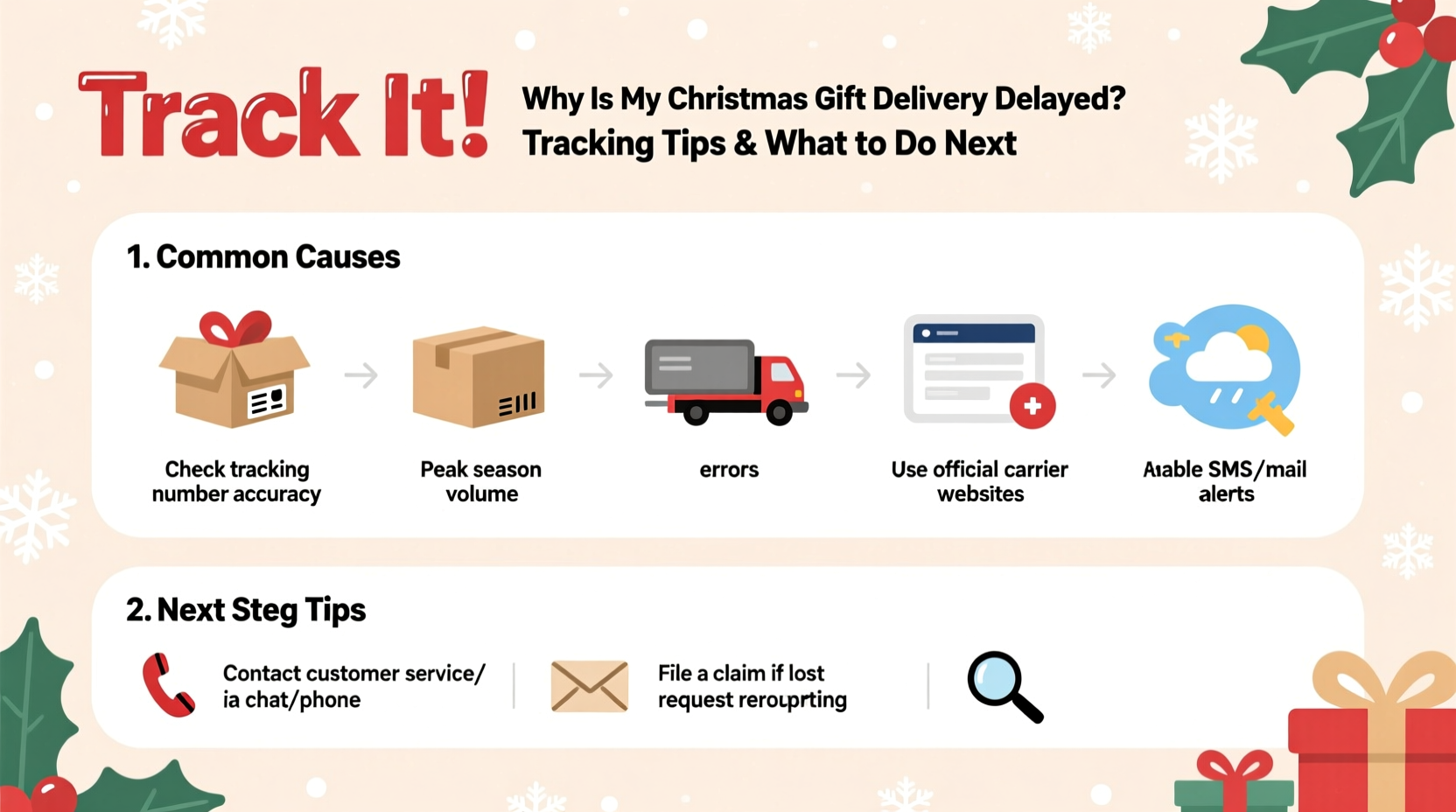 Why Is My Christmas Gift Delivery Delayed Tracking Tips And What To Do Next