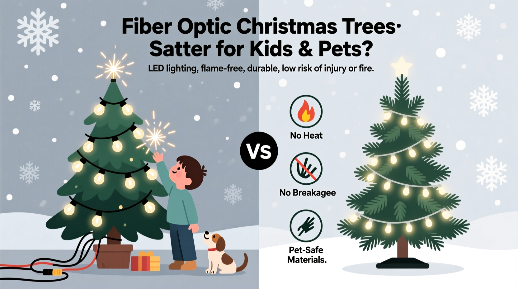 Are Fiber Optic Christmas Trees Better For Kids And Pets Than ...
