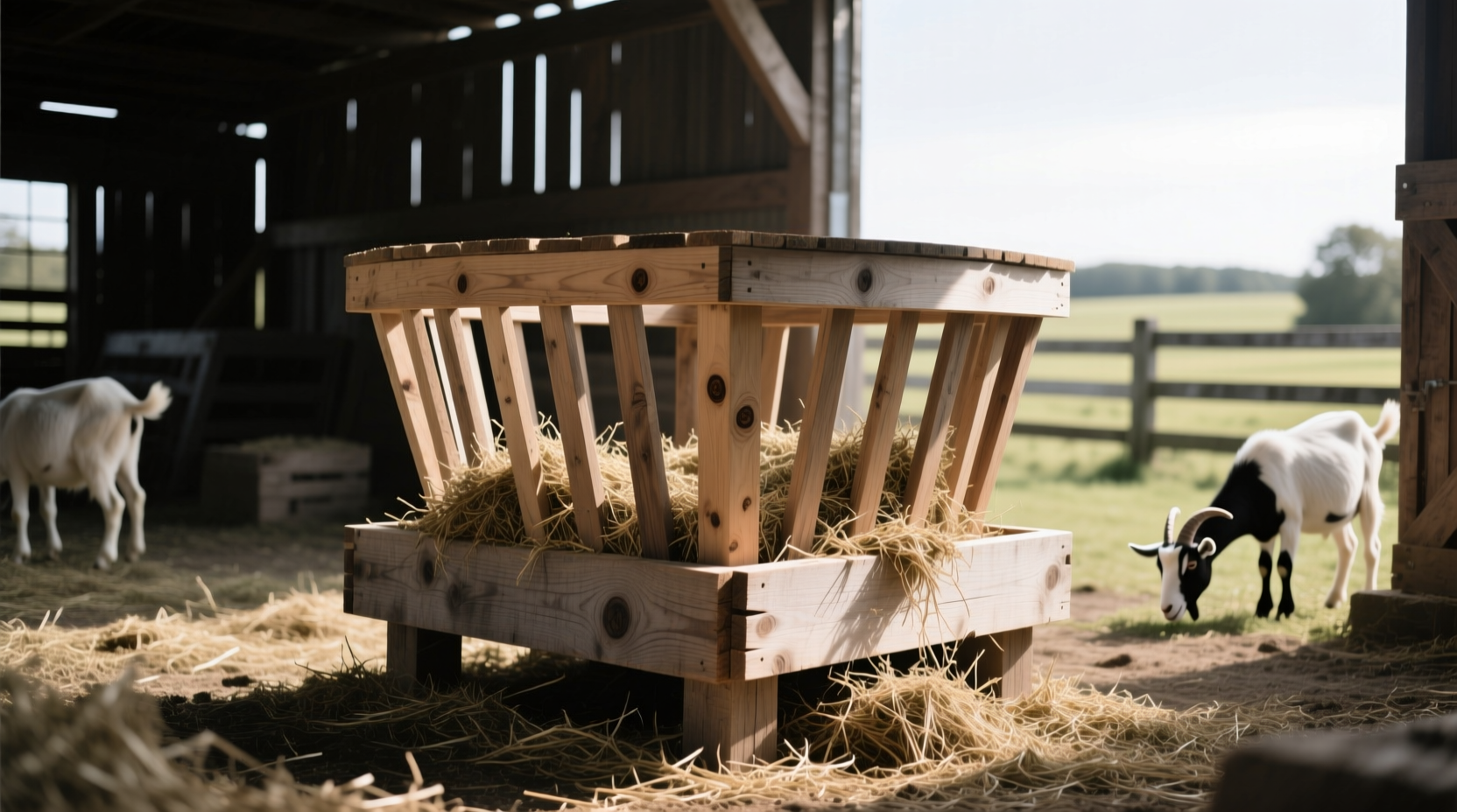 DIY Hay Feeder for Goats: Build to Reduce Waste & Save Costs