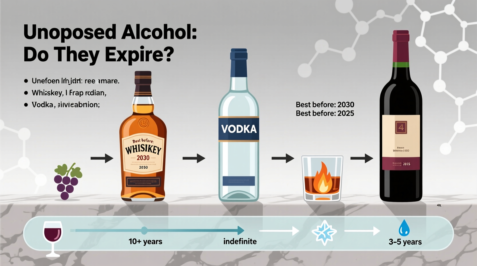 Alcohol Expiration Dates Do Unopened Bottles Go Bad Over Time