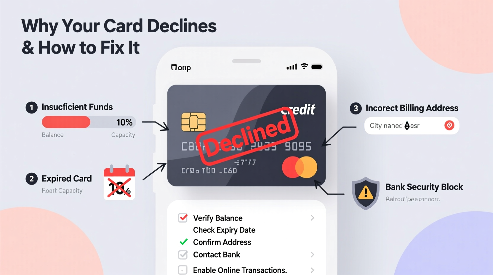 Why Does My Credit Card Keep Declining Online And How To Fix It