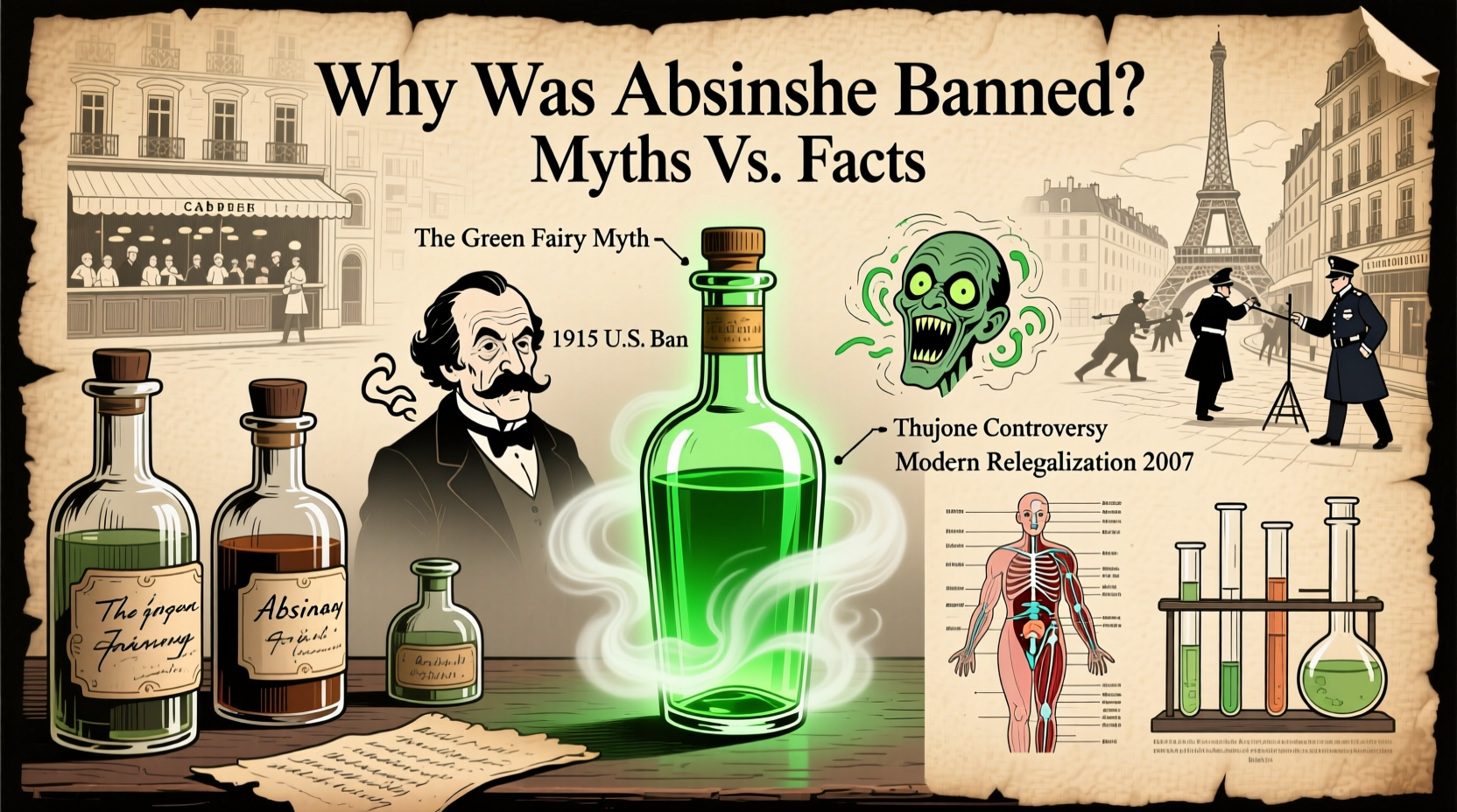 Why Is Absinthe Illegal In Some Places History Myths And Modern Rules