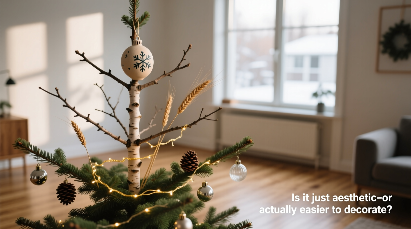 Is The Nordic Christmas Tree Trend Just Aesthetic Or Actually Easier To ...