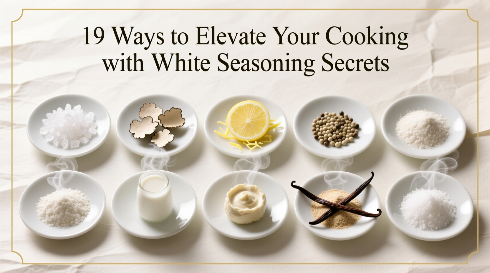 10 Ways To Elevate Your Cooking With White Seasoning Secrets